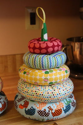 Crafty Christmas Club: Heather Bailey Happy Stacker Ring Toys