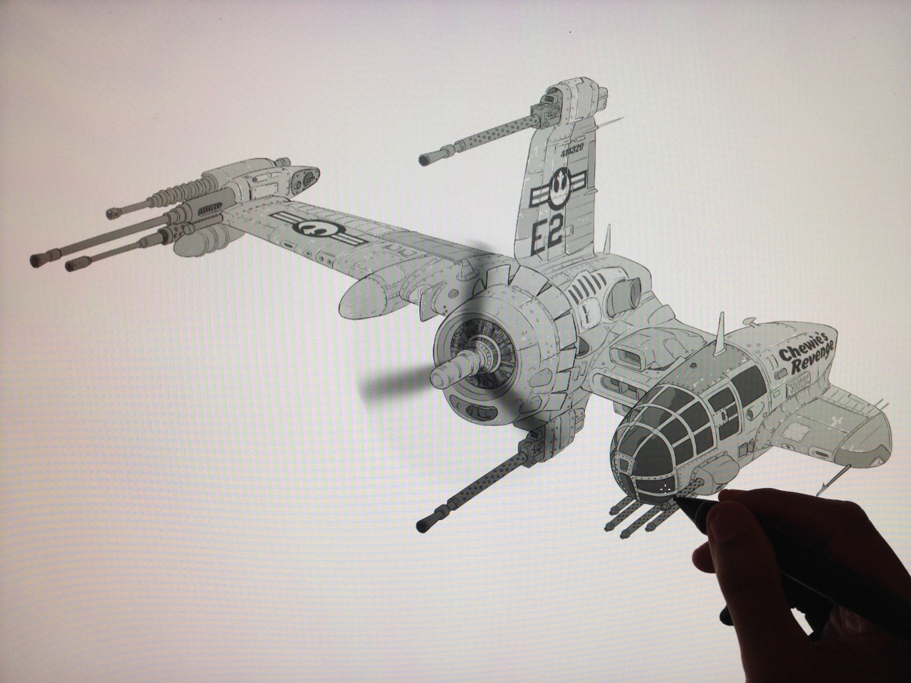 Weird WWII: WWII Star Wars Ship Designs