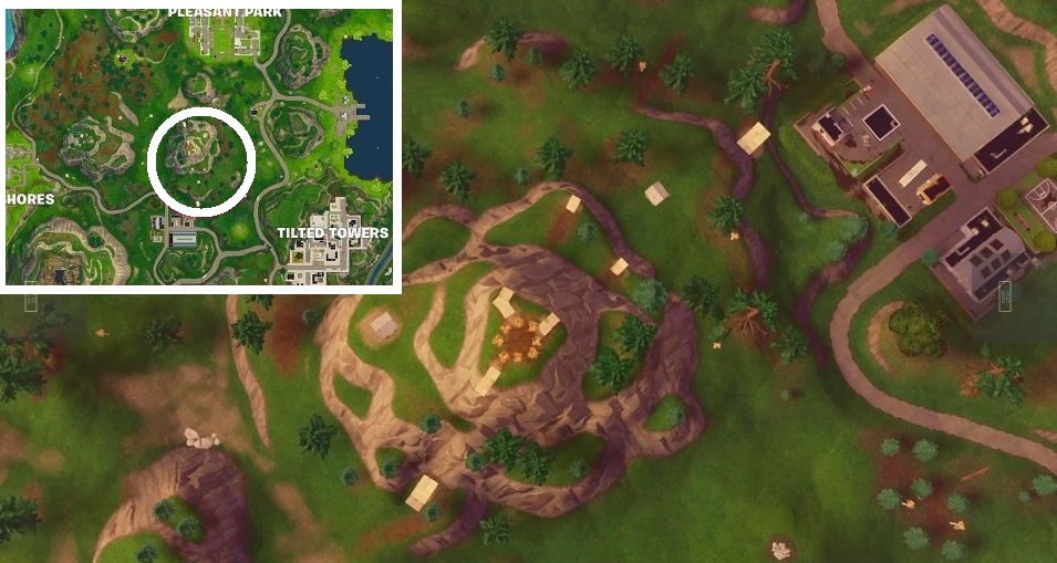 All Flaming Hoop Locations in Fortnite Season 5 Week 4