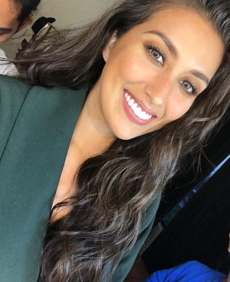 Rachel Peters may wear red for good luck in Miss Universe