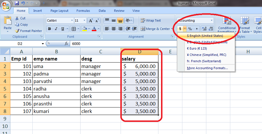 Excel Tricks: How to Set Currency Symbol to Values in Excel Data