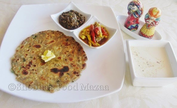 Shobha's Food Mazaa: JUAR JO DHODHO ( Sindhi Style Jowar Ki Roti )