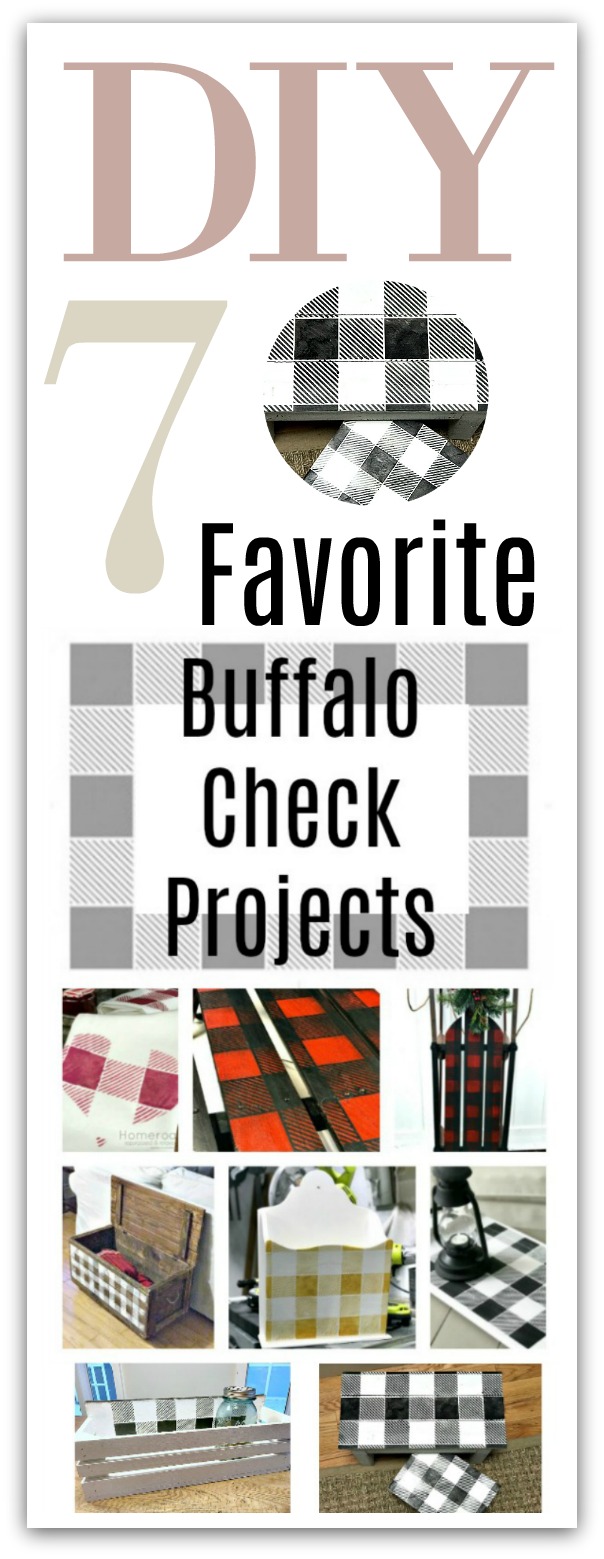DIY Stenciled Buffalo Check Projects