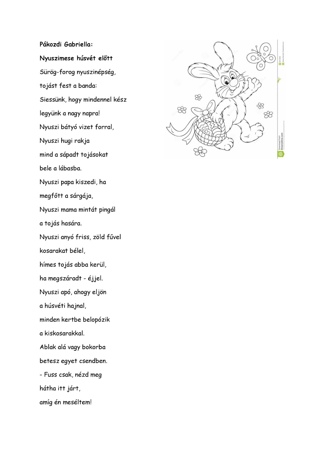 Kreatív Móka: Húsvéti versek