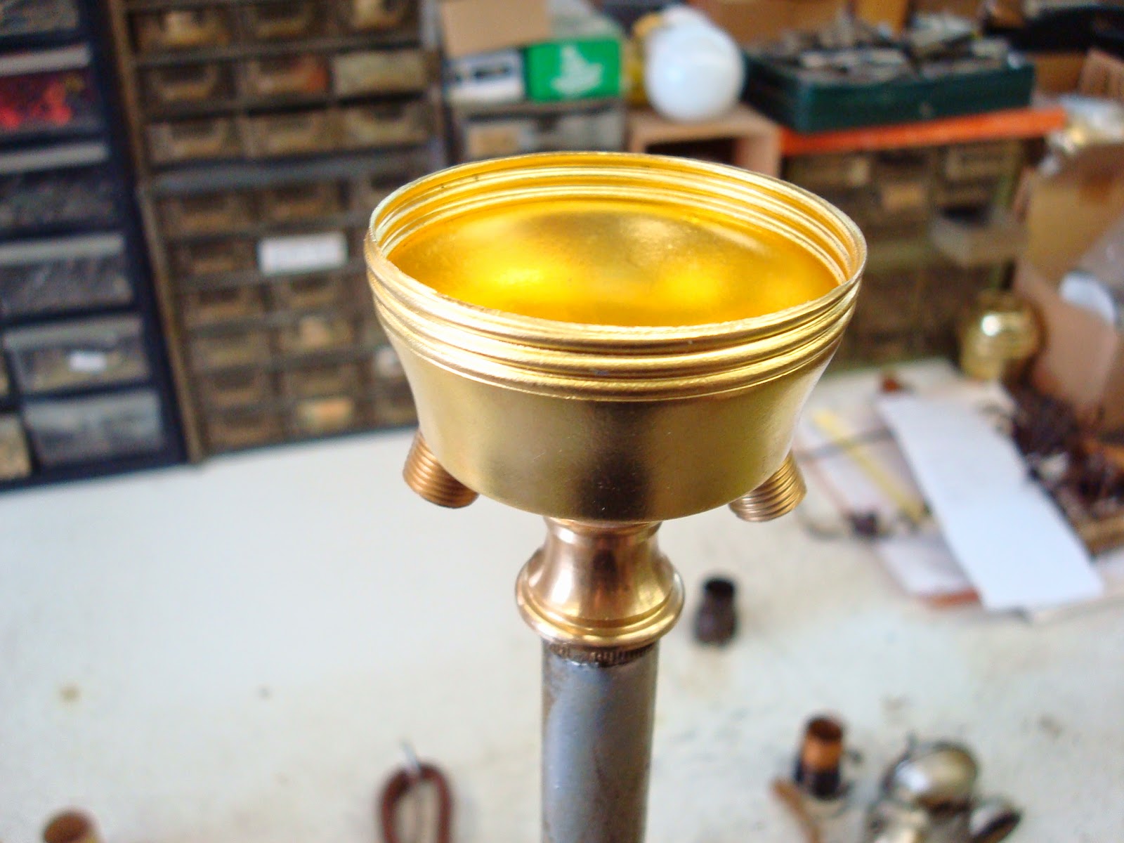 Lamp Parts and Repair | Lamp Doctor: Floor Lamp with Busted Socket ...