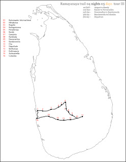 Route Maps ~ RAMAYANA TOURS IN SRI LANKA