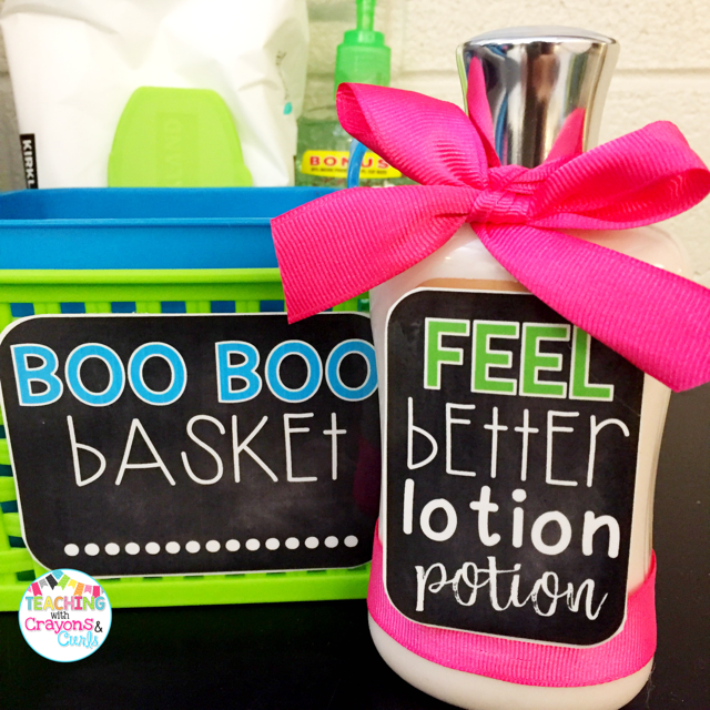 The Primary Peach: Using a Boo Boo Basket in the Classroom!