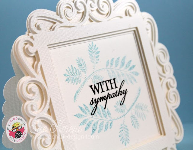 Sue's Stamping Stuff: Sympathy Card with Pop Up Frames-My Scrap Chick