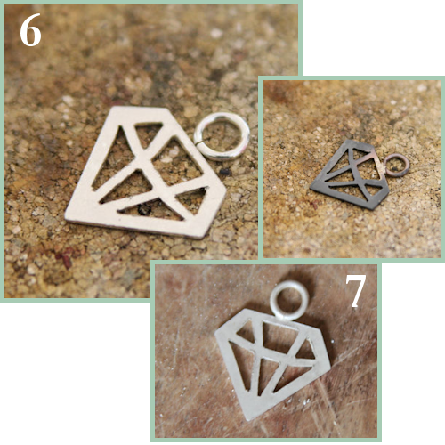 Adventures in Silverland: Tutorial: Make a Simple Geometric Charm