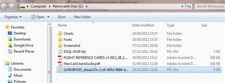 flylogical: Garmin 795 Flight Plans now supported
