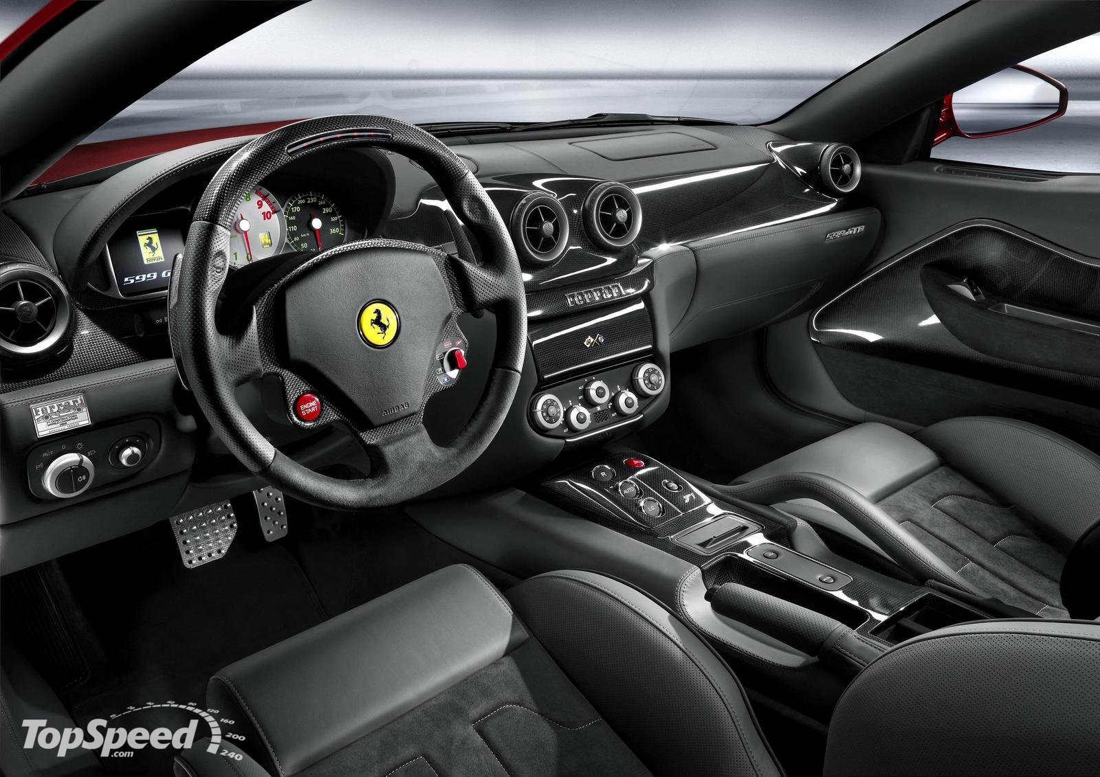 Cool Cars: Ferrari 599 GTB Fiorano Interior Pictures