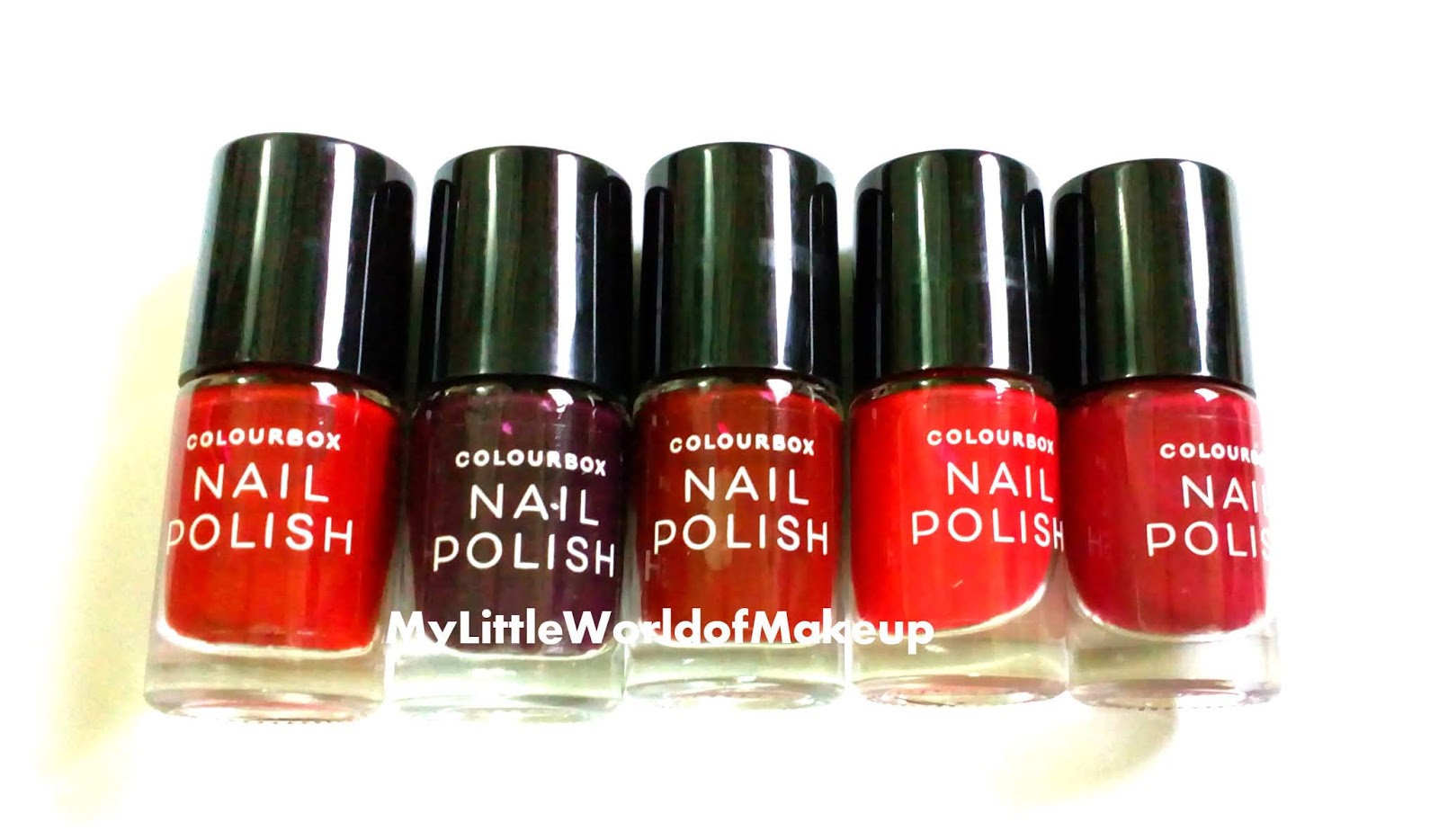 COLOURBOX Nail Polishes Review + Swatches