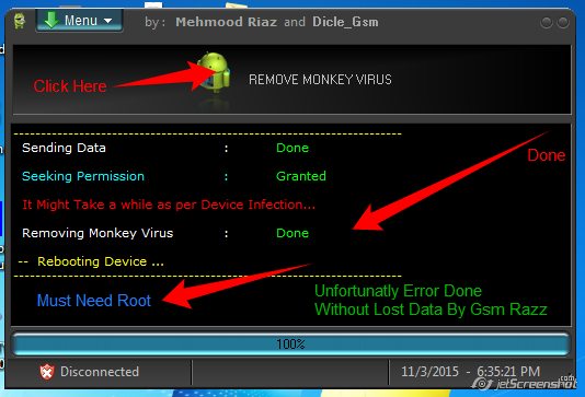 Monkey Virus Removal Tool