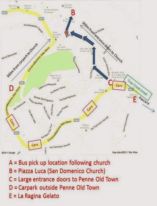 Serge and Luisa's Wedding: Getting to Penne