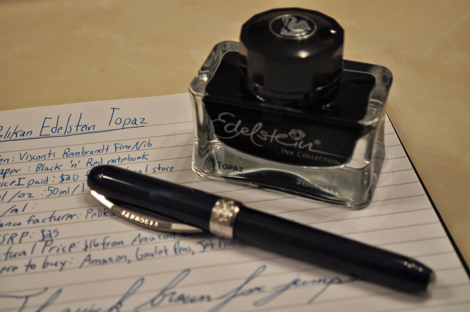 Pelikan Edelstein Topaz Review | The Pen Enthusiast