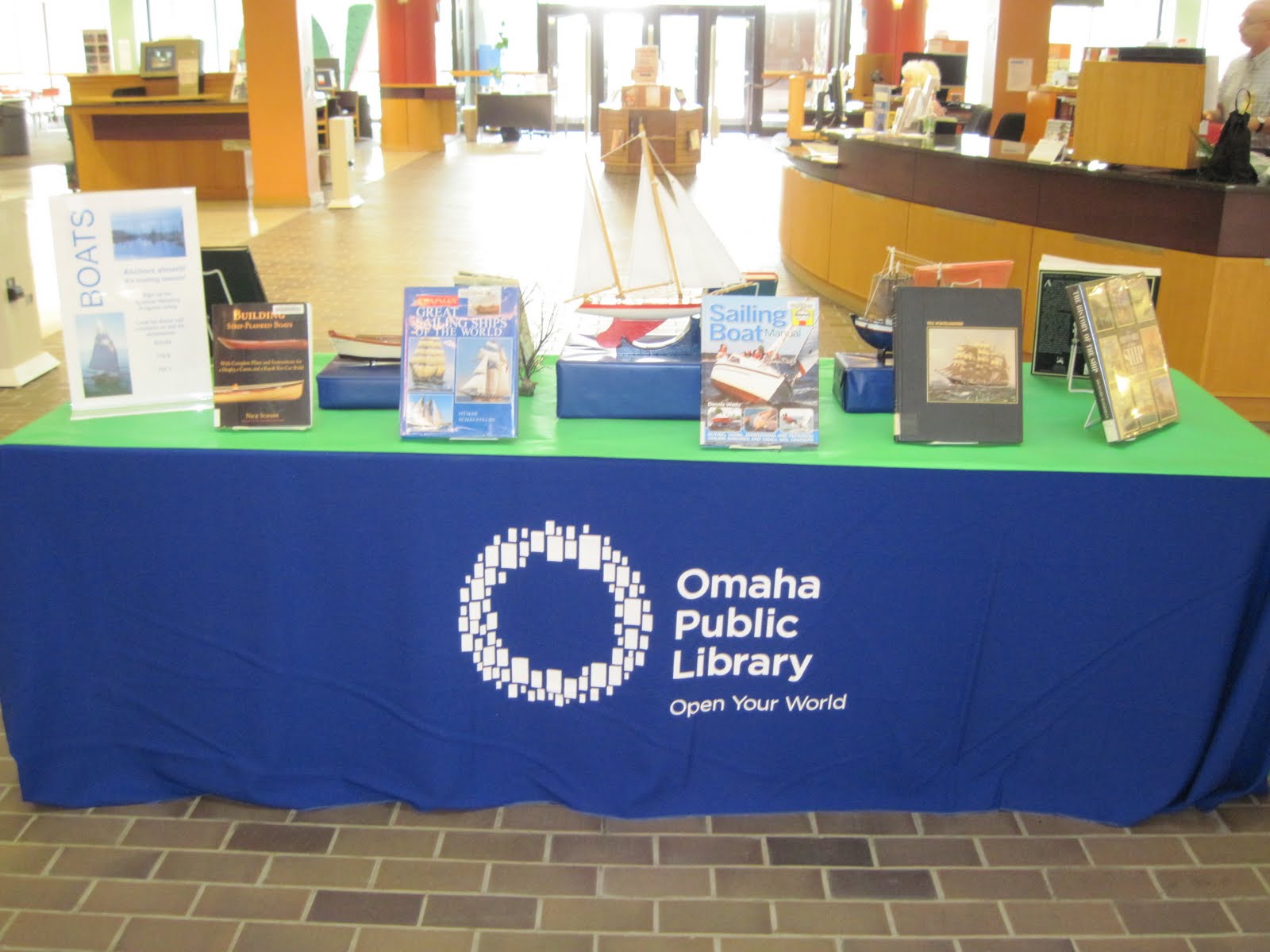Public Library Displays: Remote Control Boats