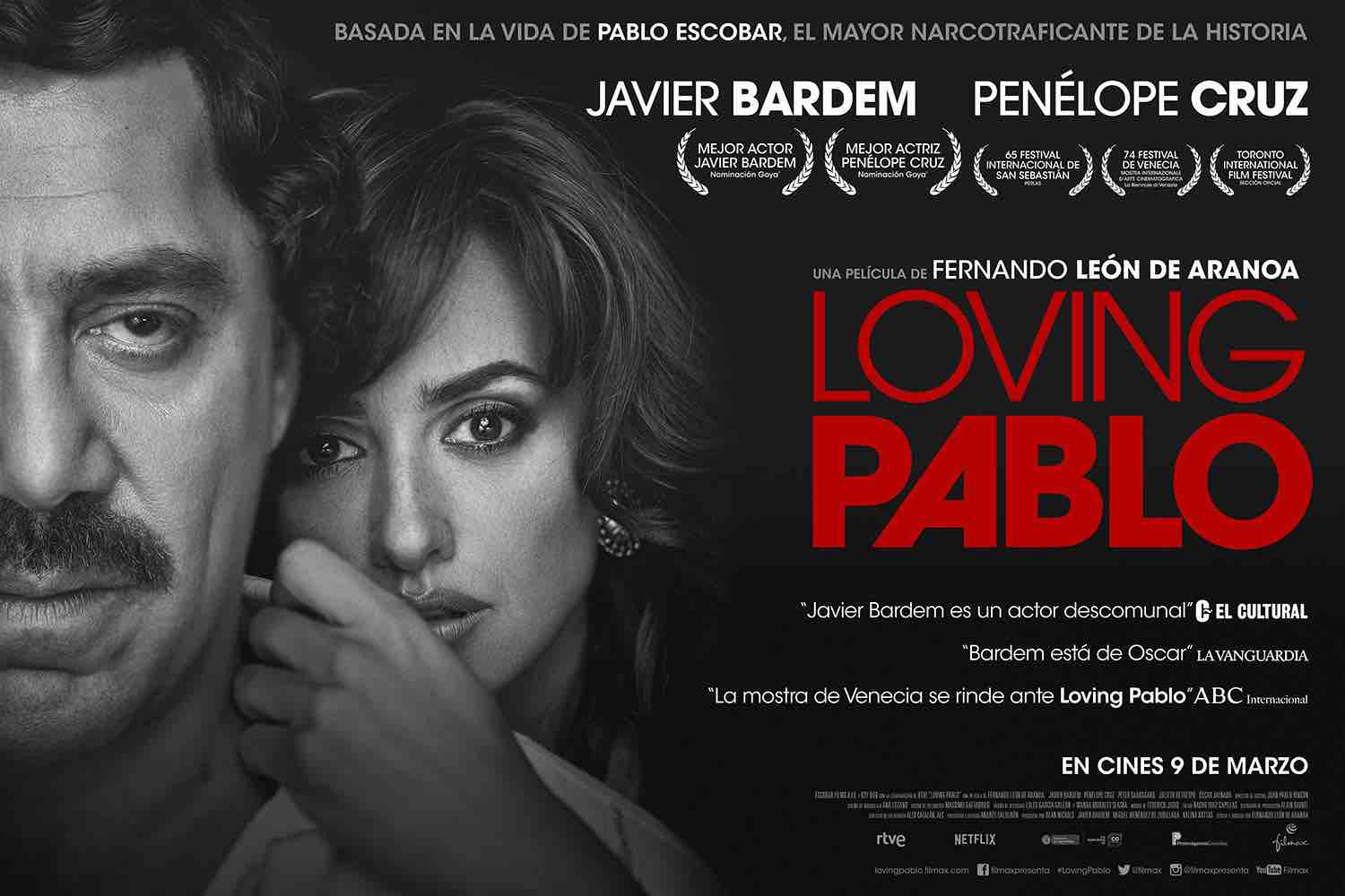Cine y críticas marcianas: Loving Pablo: Llegó la hora de dar por ...