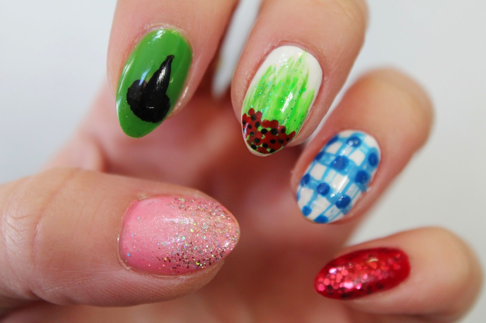 The Wizard of Oz Nail Art - Monica Hayworth