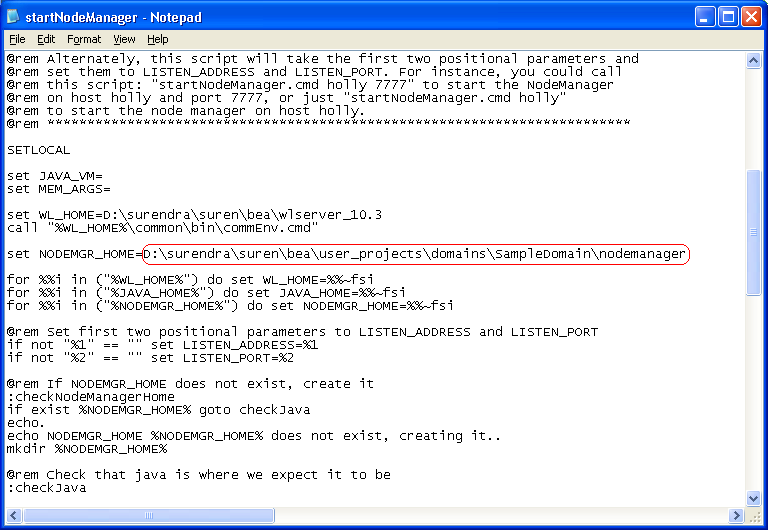 Middleware Administration: Customizing NodeManager