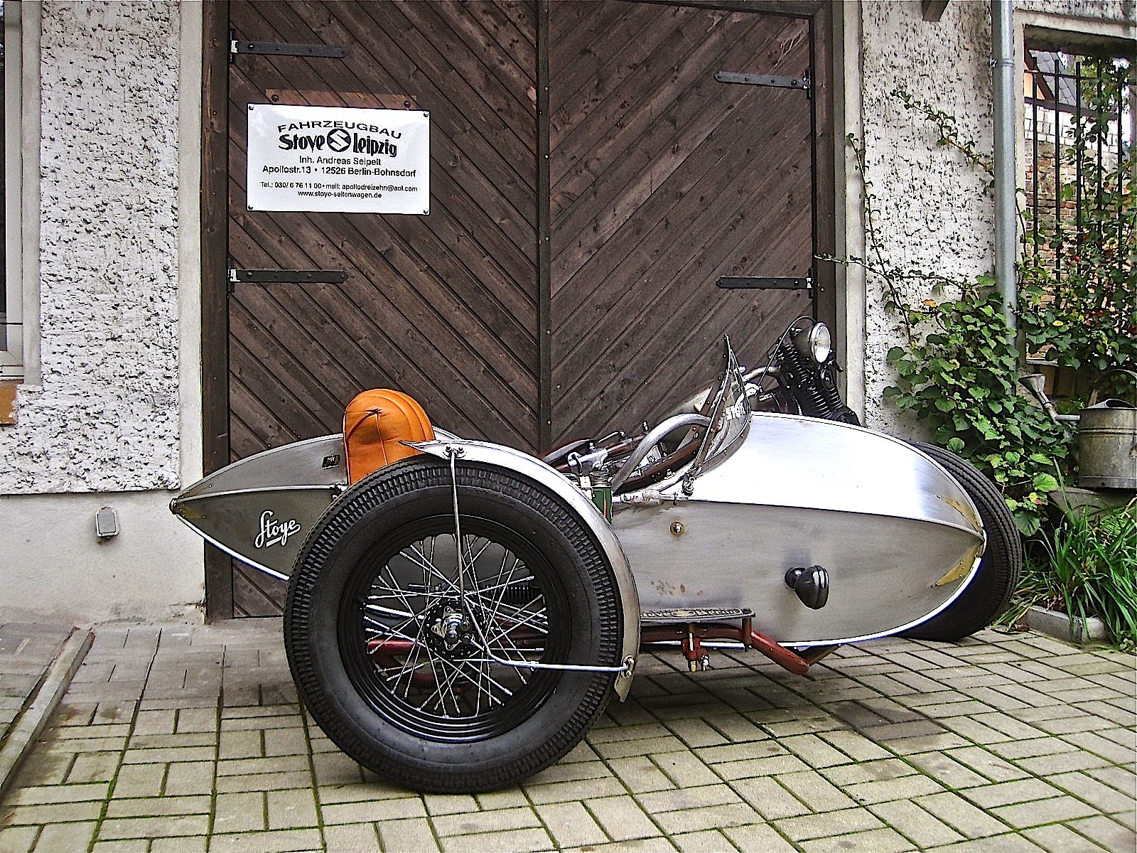 Stoye Custom Sidecars: Stoye Custom Sidecar - Panhead with Stoye Sport ...