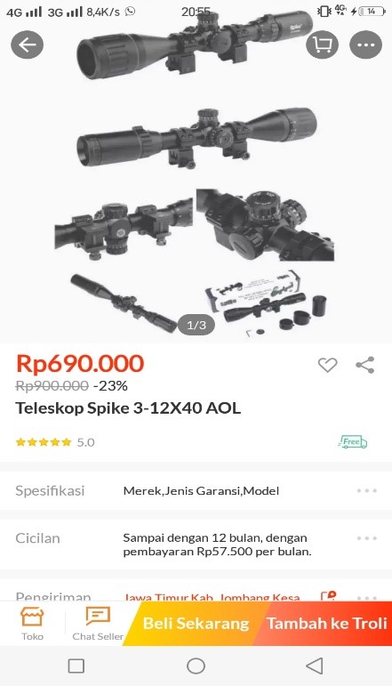 Flowchart proses pembelian lazada