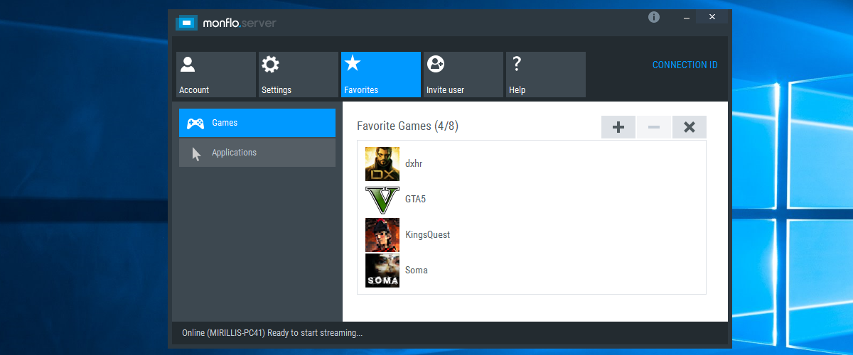 Mirillis blog: Monflo – new remote gaming and access software by Mirillis