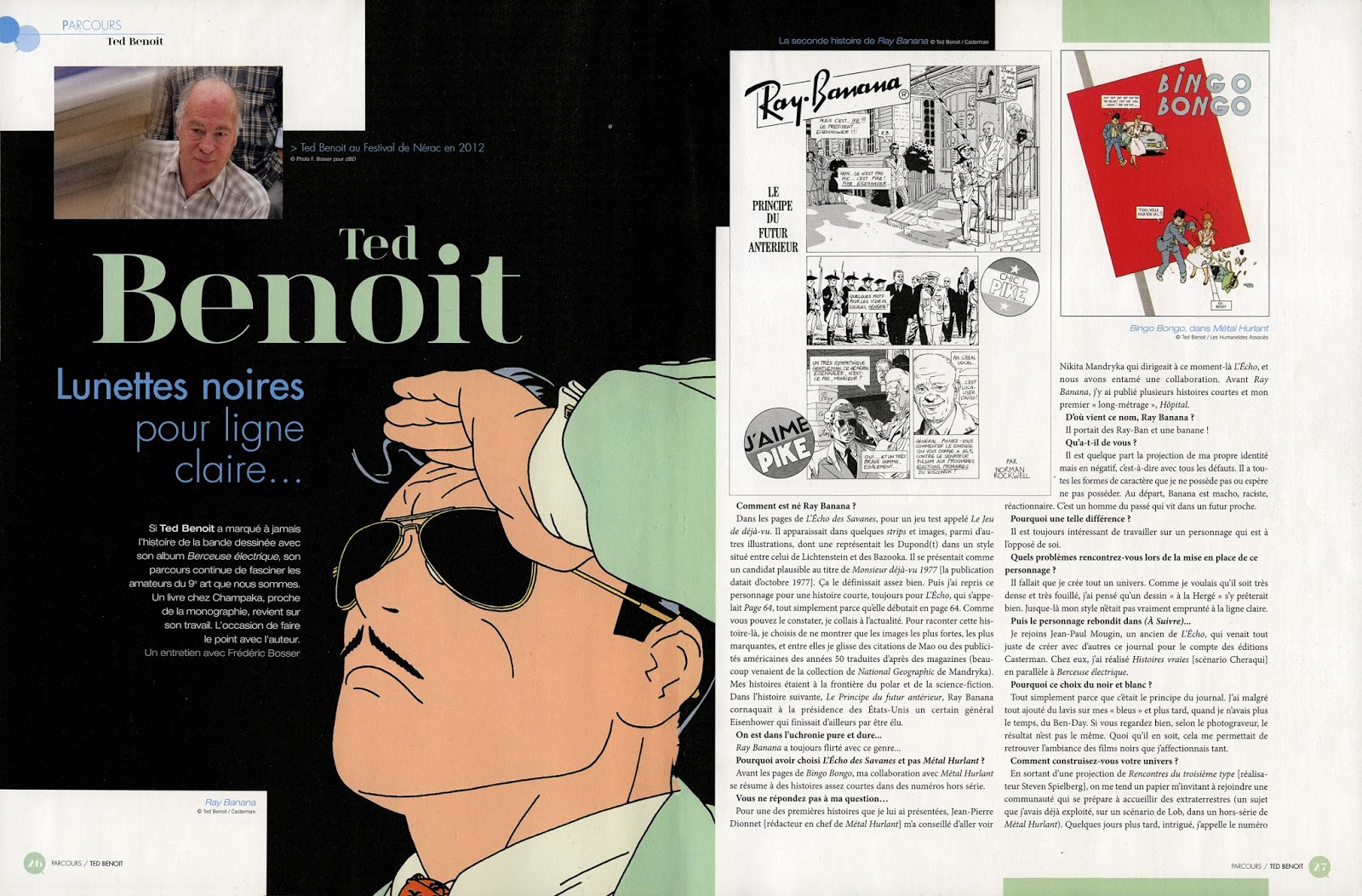 Metropolis Journal - L'univers de Ted Benoit: Interview de Ted Benoit ...
