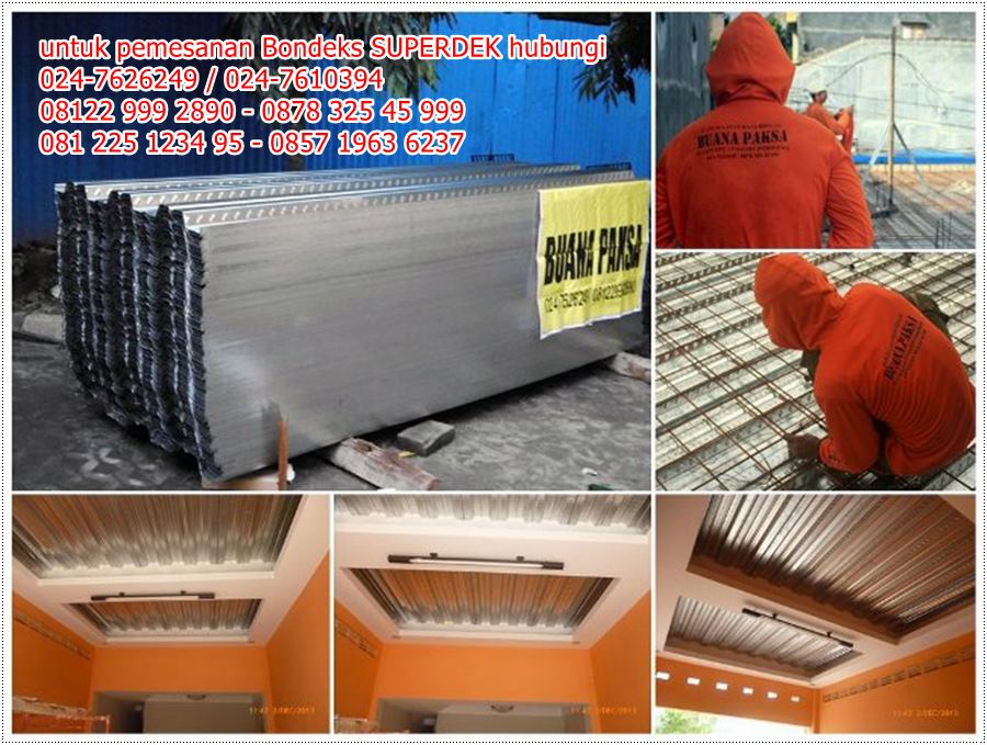 Cara Hemat Ngedak dan Ngecor kuat dan Cepat Plat lantai komposit baja ...