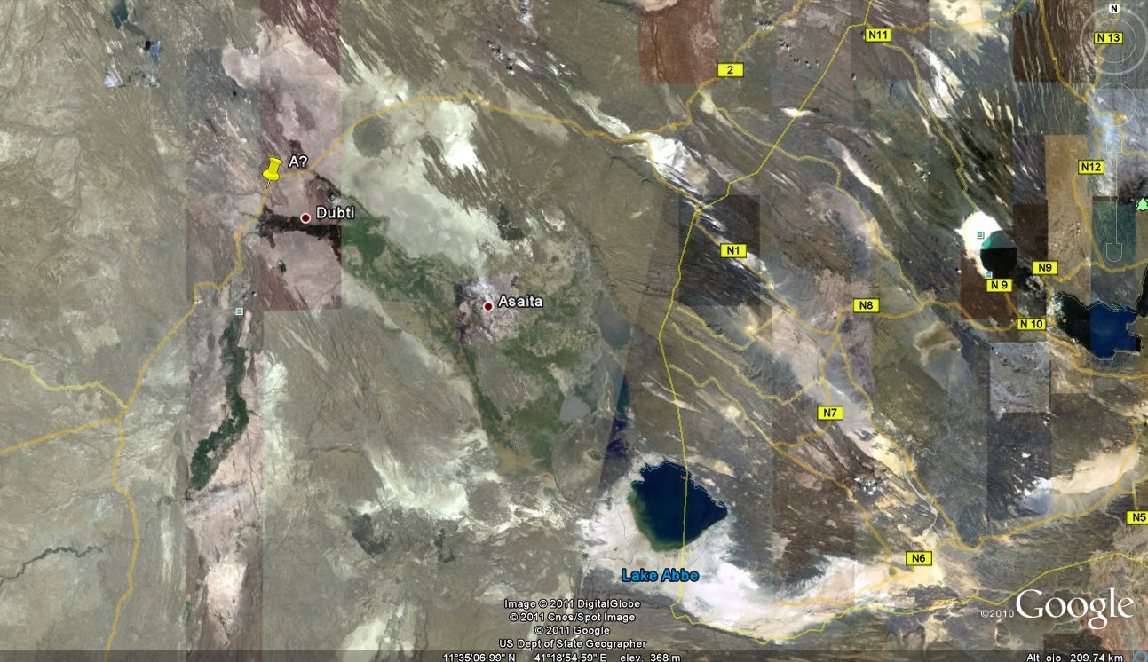 ArqueoLugares: COLINAS DE AFAR. prox. Dubti. Etiopia.