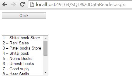 How to Bind Data in List Control Using SqlDataReader in Asp.Net - D365 ...