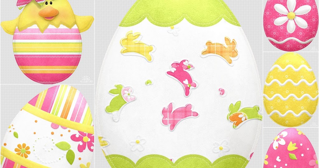 Nice Eggs of the Spring Easter Clip Art. - Oh My Fiesta! in english