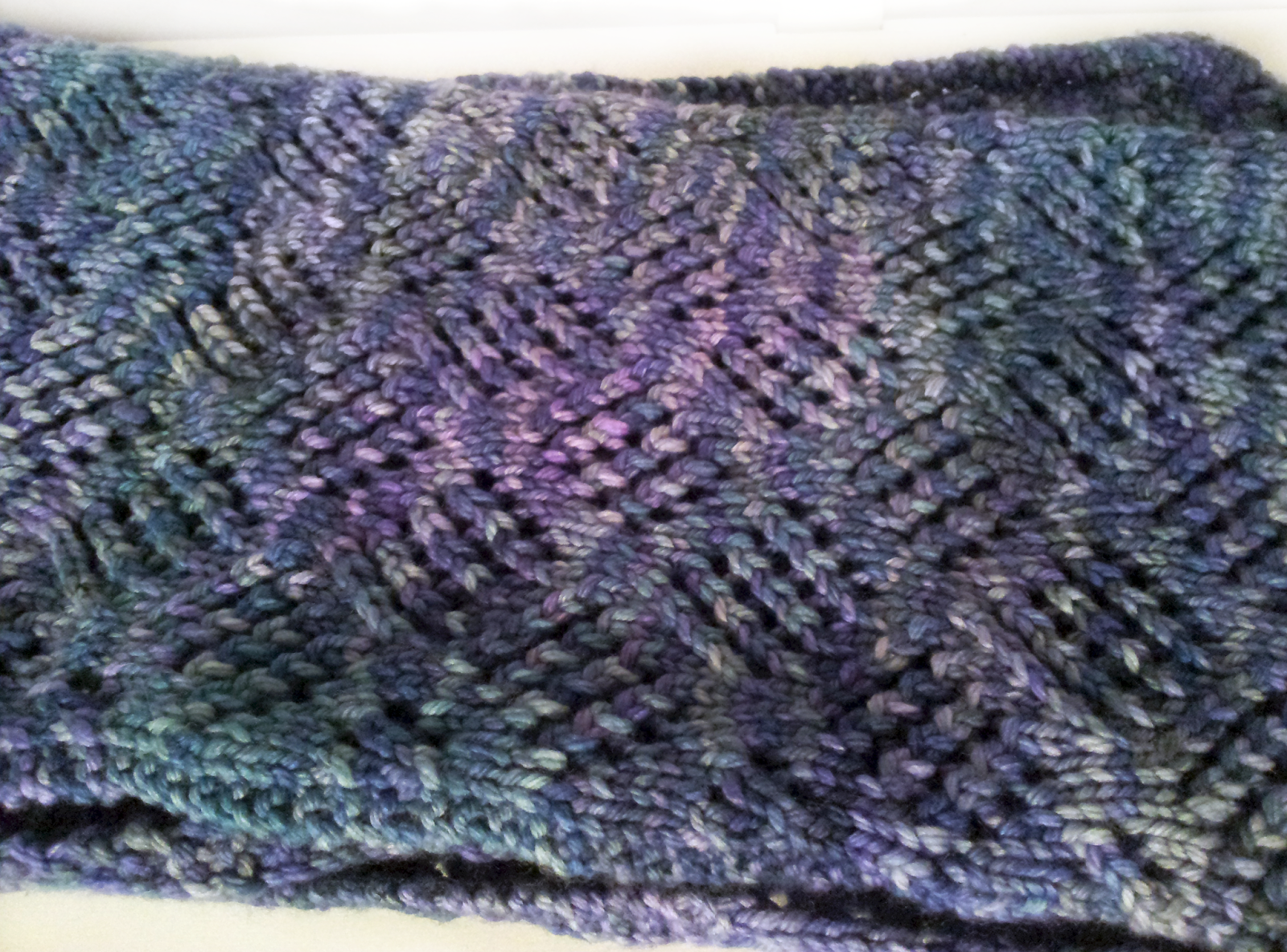 Checkerboard Lace Scarf