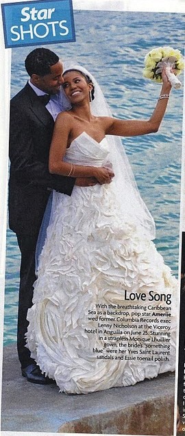 Schuntel Alexis: WEDDING BLISS 2X: Amerie & Lenny Nicholson + Kate Moss ...