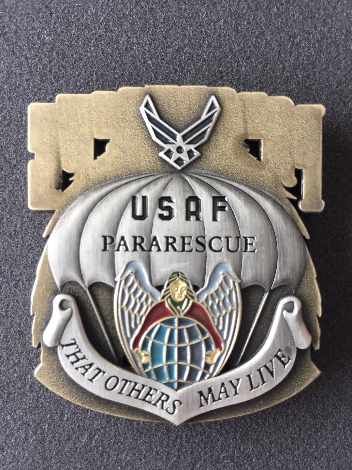 THE USAF RESCUE COLLECTION: USAF Pararescue Challenge Coin