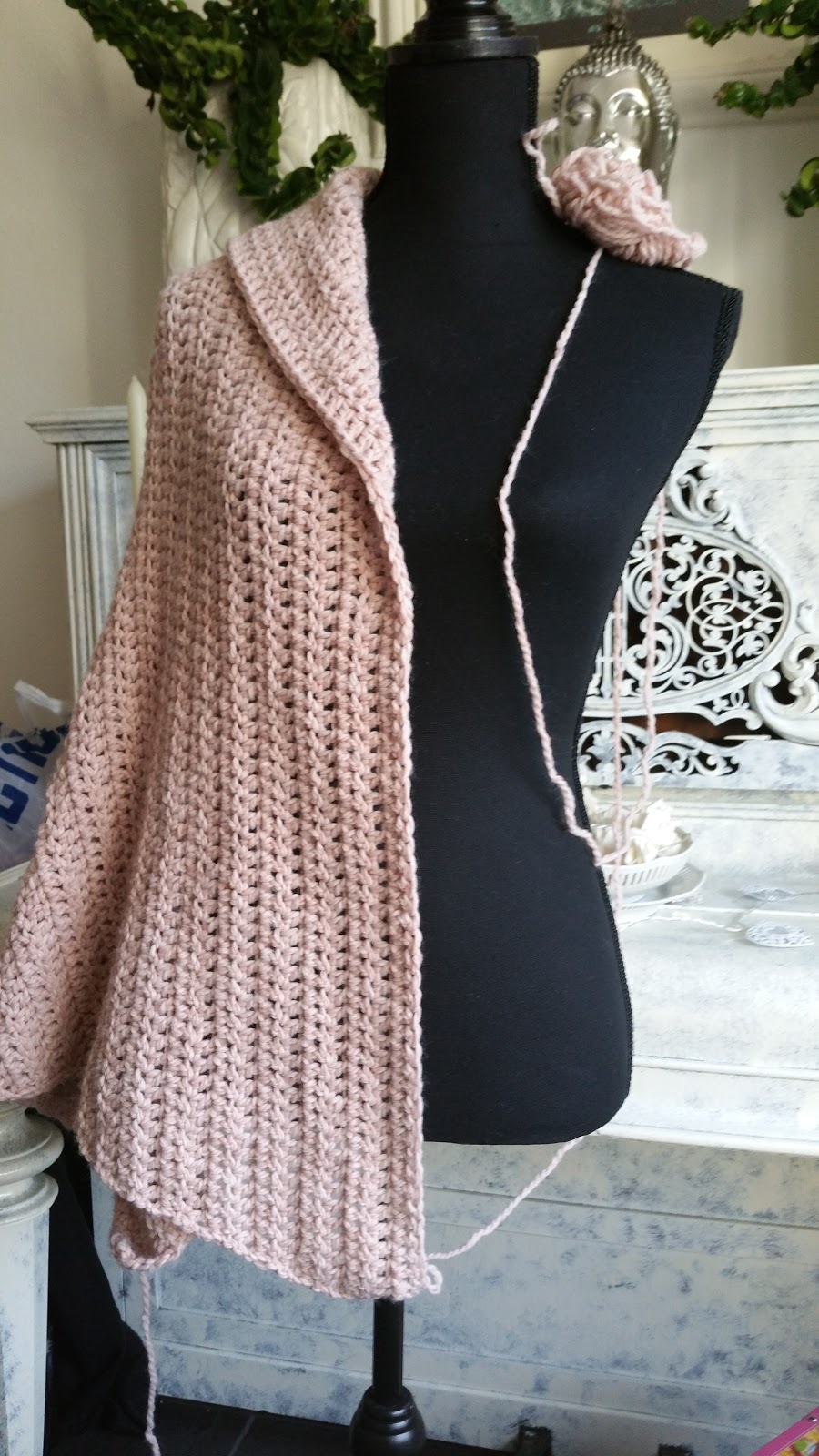 Haken Crochet: Poncho vest haken
