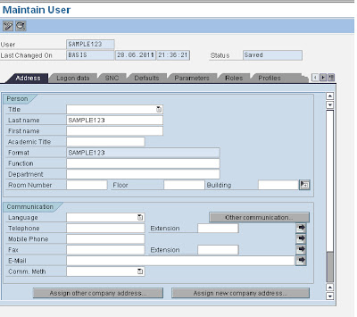 How to assign roles and profiles to user? ~ Sap Basis and Security