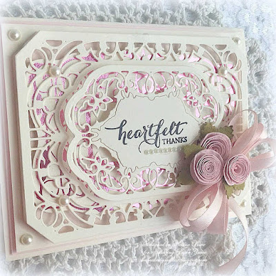 Creating from the Heart: ♥ Shimmery Gilded Pink Vines ♥