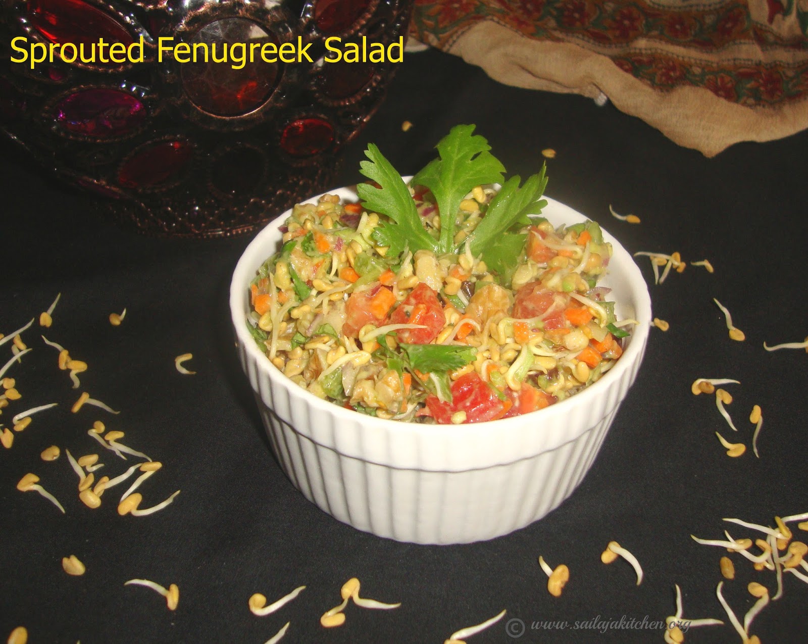 Sailaja Kitchen...A site for all food lovers!: Sprouted Methi Salad ...
