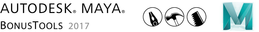 NY Maya Users Group: Maya 2017 Bonus Tools