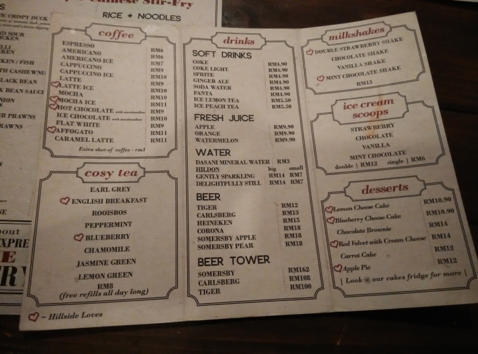 It's About Food!!: The Hillside Cafe Bar and Restaurant