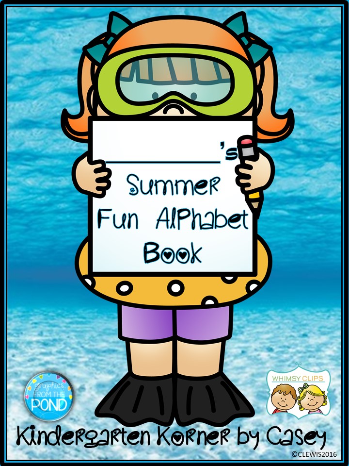 NO PREP Summer Fun Alphabet Practice - Kindergarten Korner - A ...