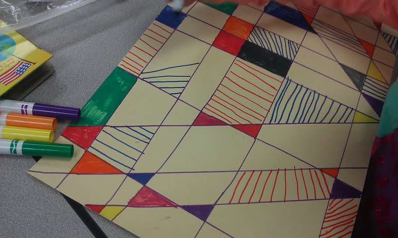 ARTsome! Elementary Art: 3rd Grade- Abstract Line Drawings