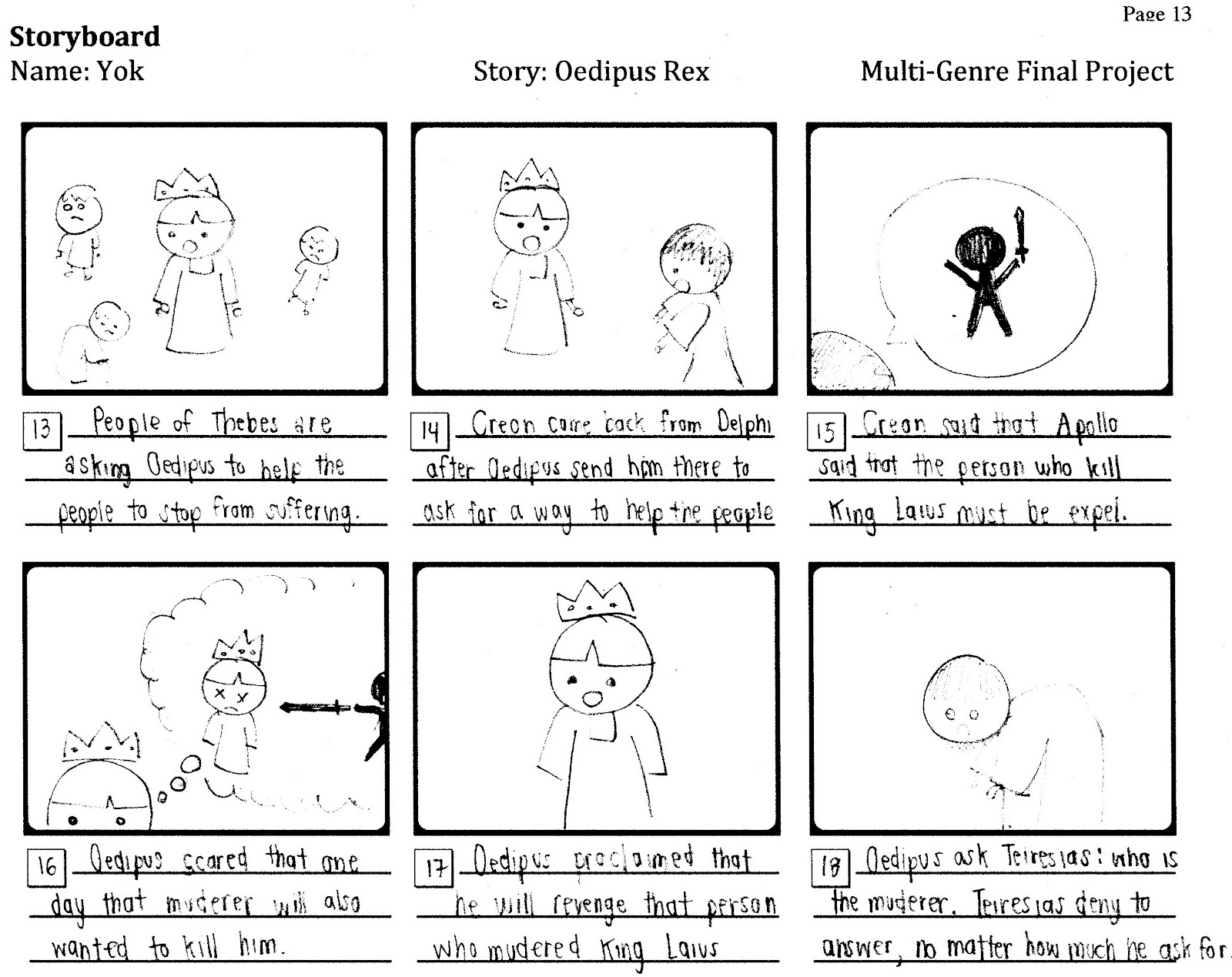 World Literature: Multi-Genre Final Project