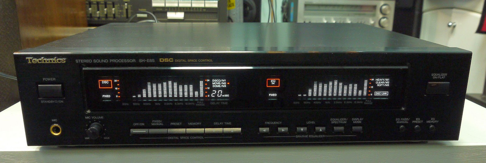 Technics SH-E85 - Digital Graphic Equalizer | AudioBaza