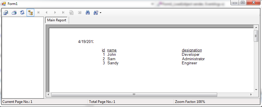 SLIIT from the 'Beginning': How to Create a Basic Crystal Report using Windows Forms and C#