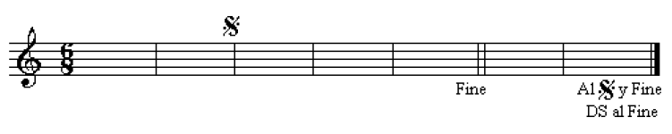 El Arte del Sonido: Signo da capo: DC