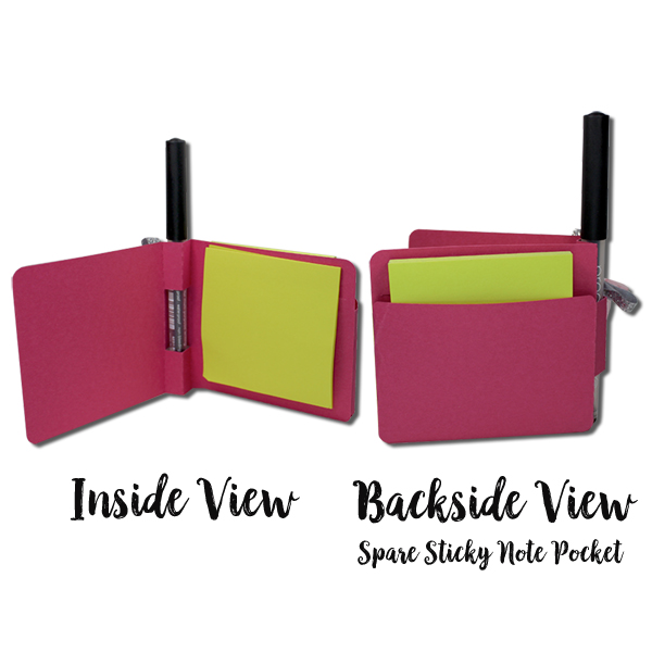 JMRush Designs: Robot Double Sticky Note Holder