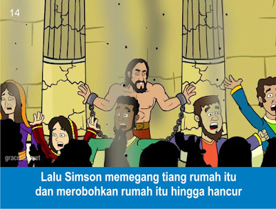 Komik Alkitab Anak: Rahasia Kekuatan Simson