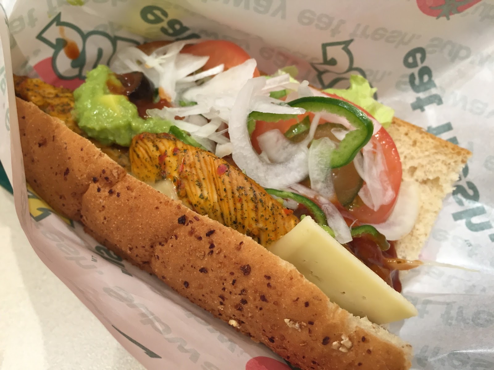 Spicy Chicken Fillet From Subway / サブウェイのスパイシーチキンフィレ ~ I'm Made of ...