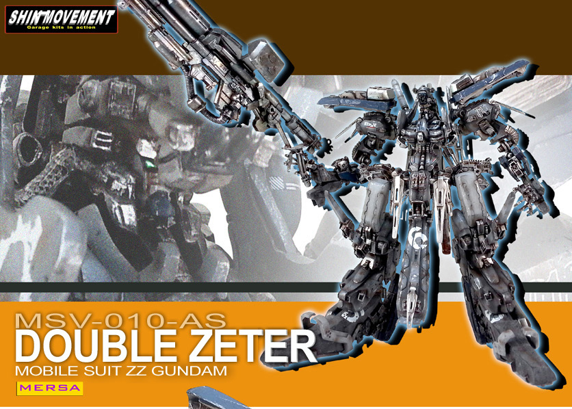 Mersa Works: MSV-010-AS Double Zeter Gundam Resin Kit